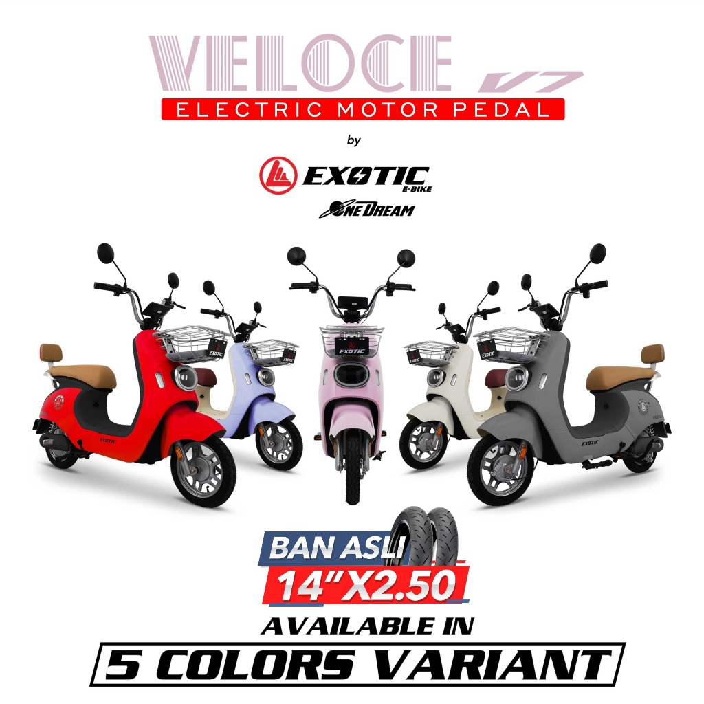 Jual Sepeda Listrik EXOTIC Veloce V7 Electric Bike 500 Watt By Pacific ...