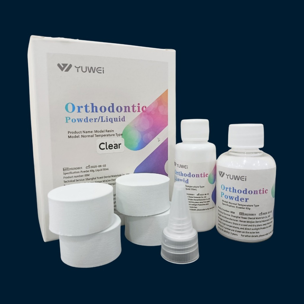 Jual Yuwei paket Bubuk ortho resin retainer 40 gr + liquid 30 ml dental ...