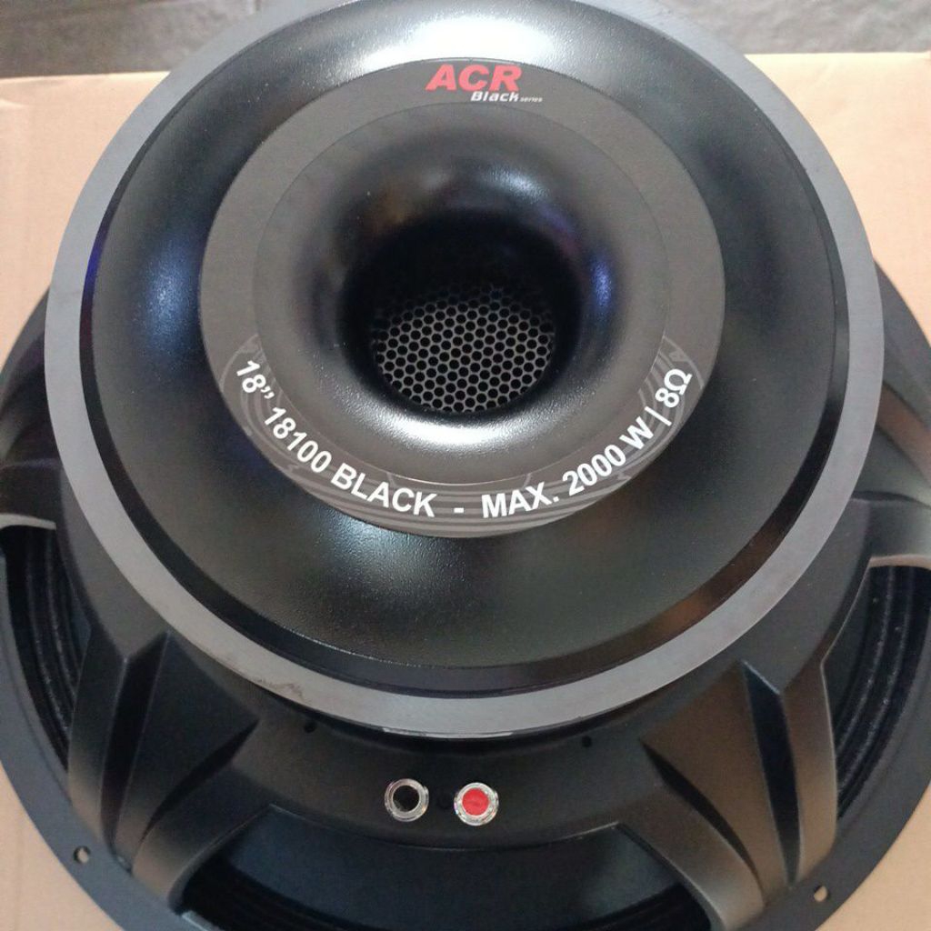 Jual speaker ACR BLACK 18 inc type 18"18100 2000watt | Shopee Indonesia