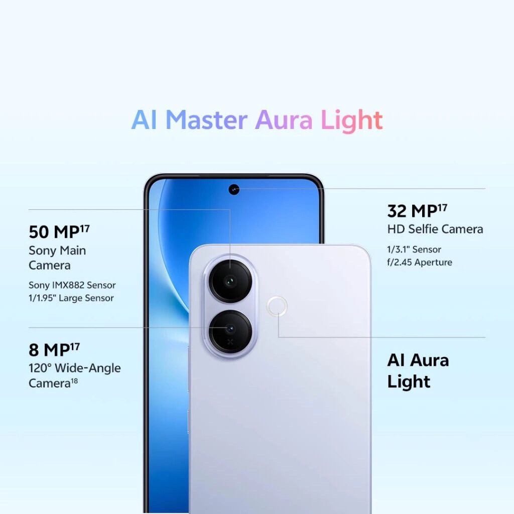 Jual vivo V60 Lite 4G NFC (8/128GB - 8/256GB) Extended RAM 8GB ...