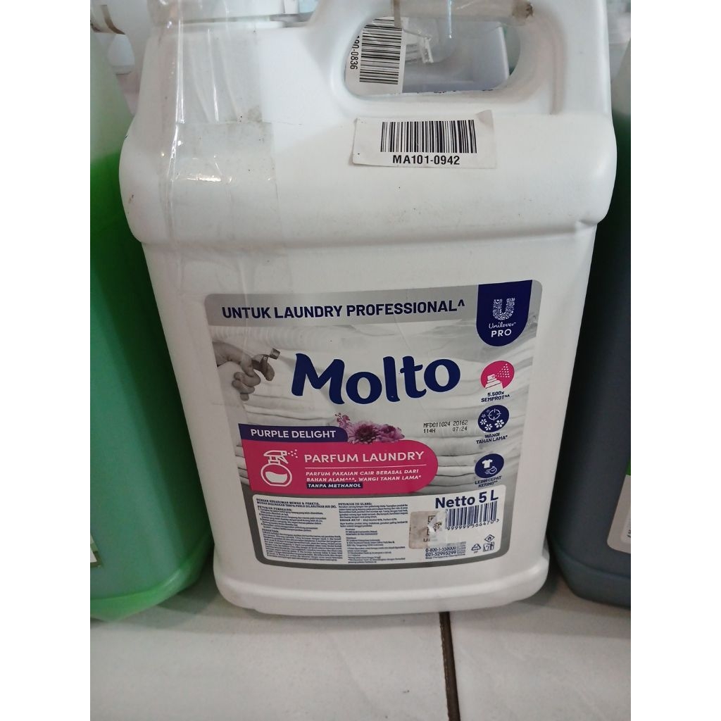 Jual Molto Perfume Spray Professional Purple Delight Laundry Alkohol 5 ...