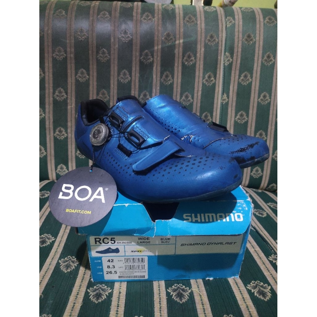 Jual Sepatu Shimano RC5 Blue 42E | Shopee Indonesia