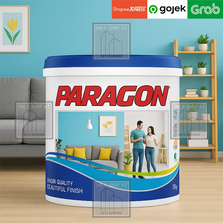 Jual Cat Paragon Warna 5kg / Cat Tembok Interior Plafon Dinding ...