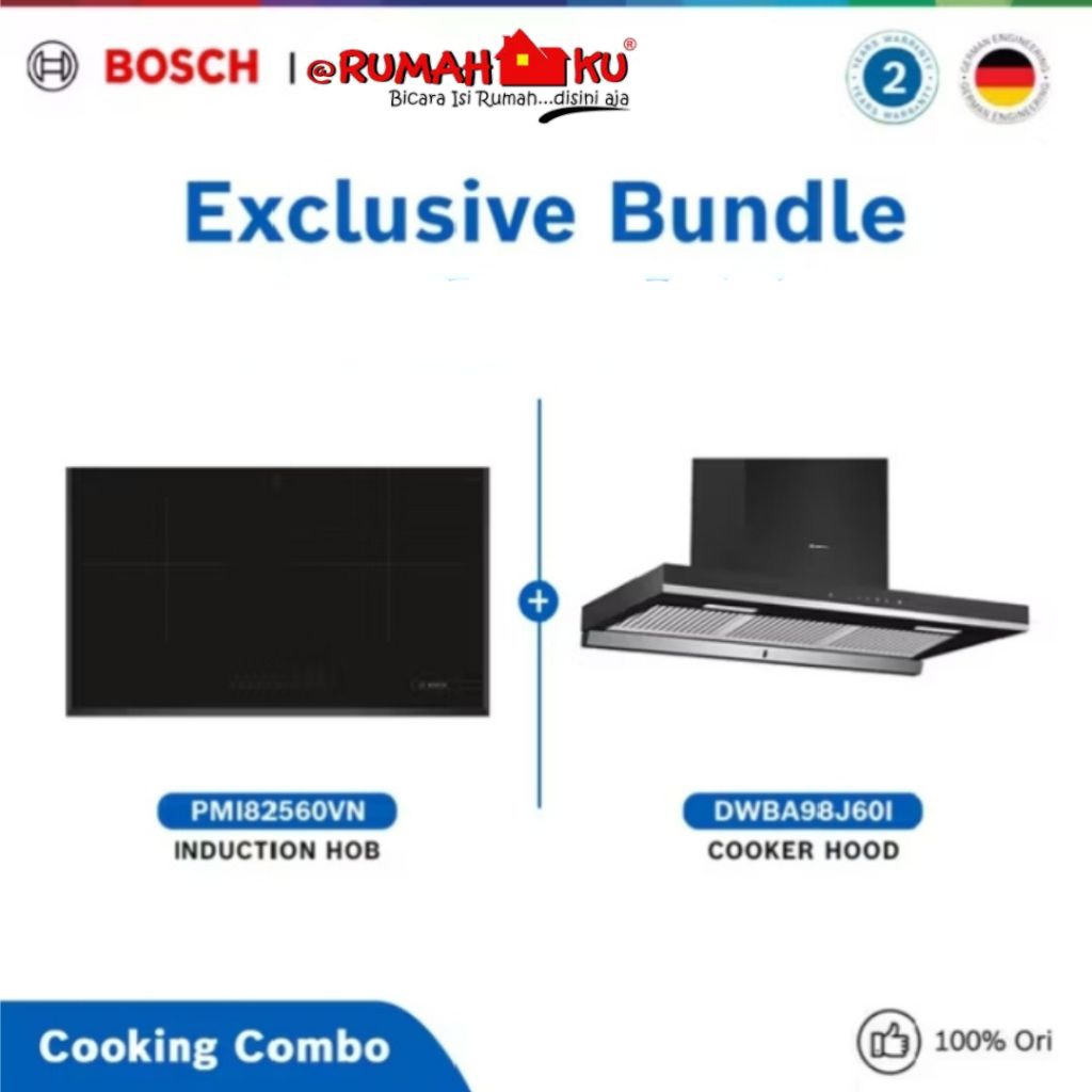Jual [Exclusive Bundle] Bosch Cooking Combo PMI82560VN Serie 6 ...
