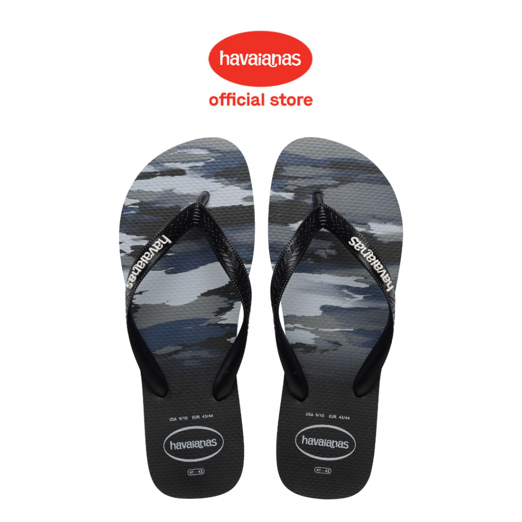 Jual Havaianas Top Camu Black/Black/White - Sandal Pria | Shopee Indonesia