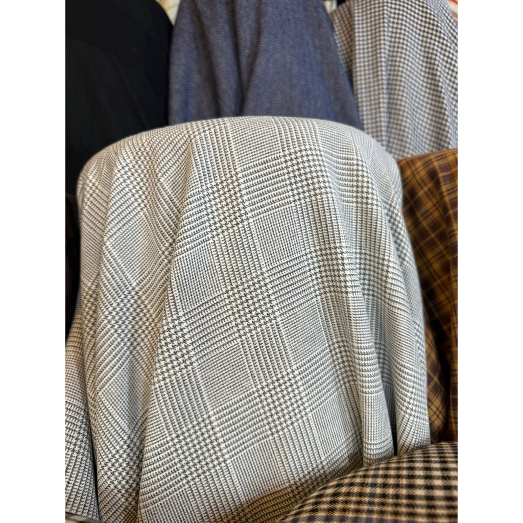 Jual Ready Kain Semi Woll Kotak” Garment(harga tercantum per 0,5 meter ...
