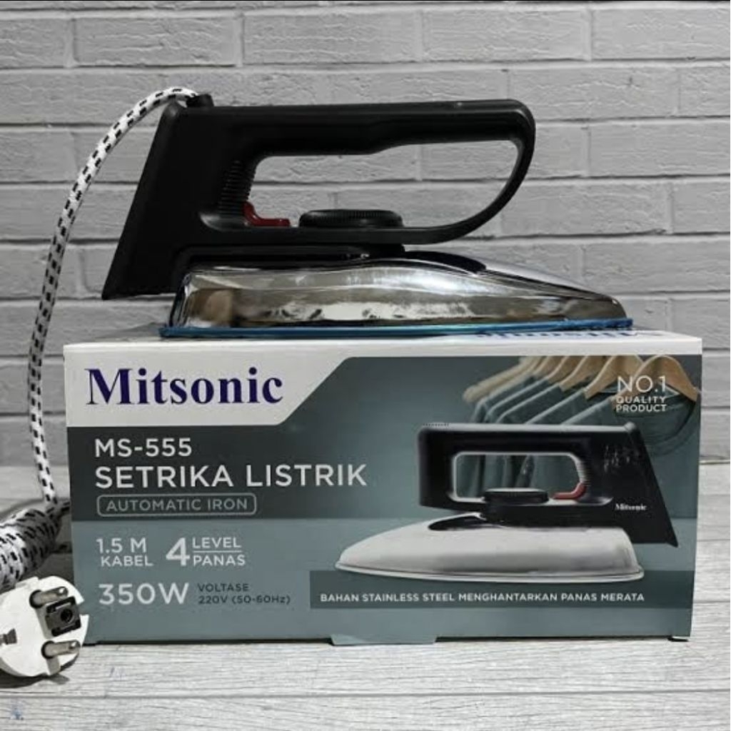 Jual Setrika Listrik MITSONIC MS555 Gosokan Setrikaan listrik | Shopee Indonesia