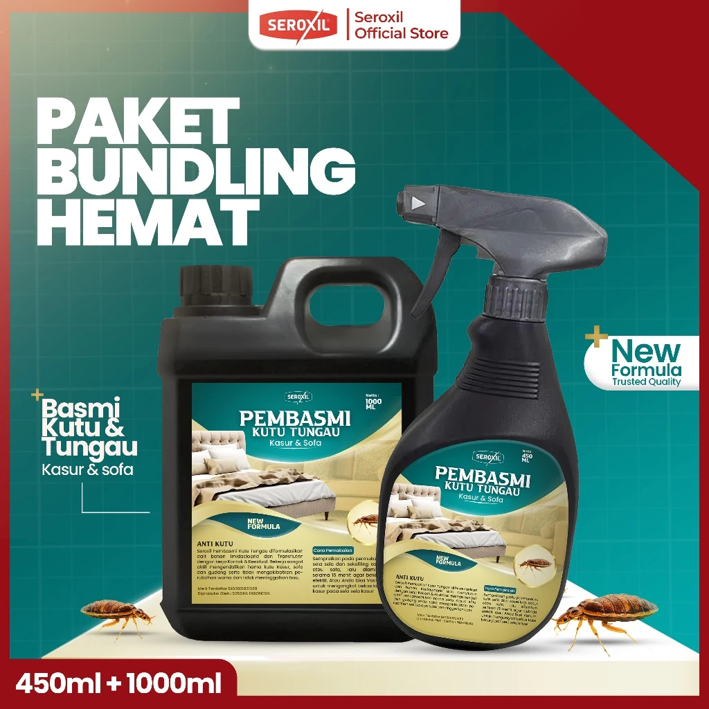 Jual SEROXIL PEMBASMI KUTU TUNGAU KASUR DAN SOFA BAHAN KAIN / FABRIC ...