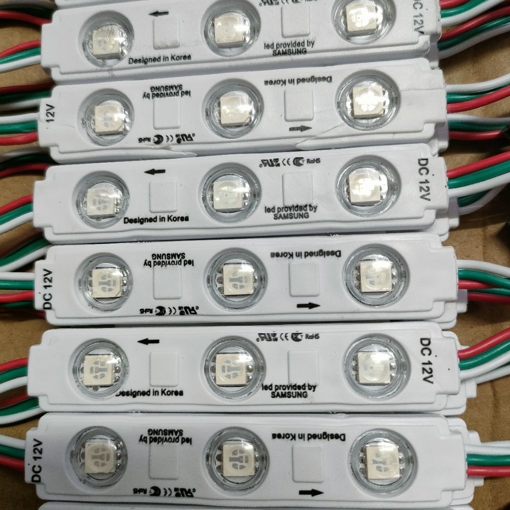 Jual LED module Samsung RGB Running / RGB running DC 12V | Shopee Indonesia