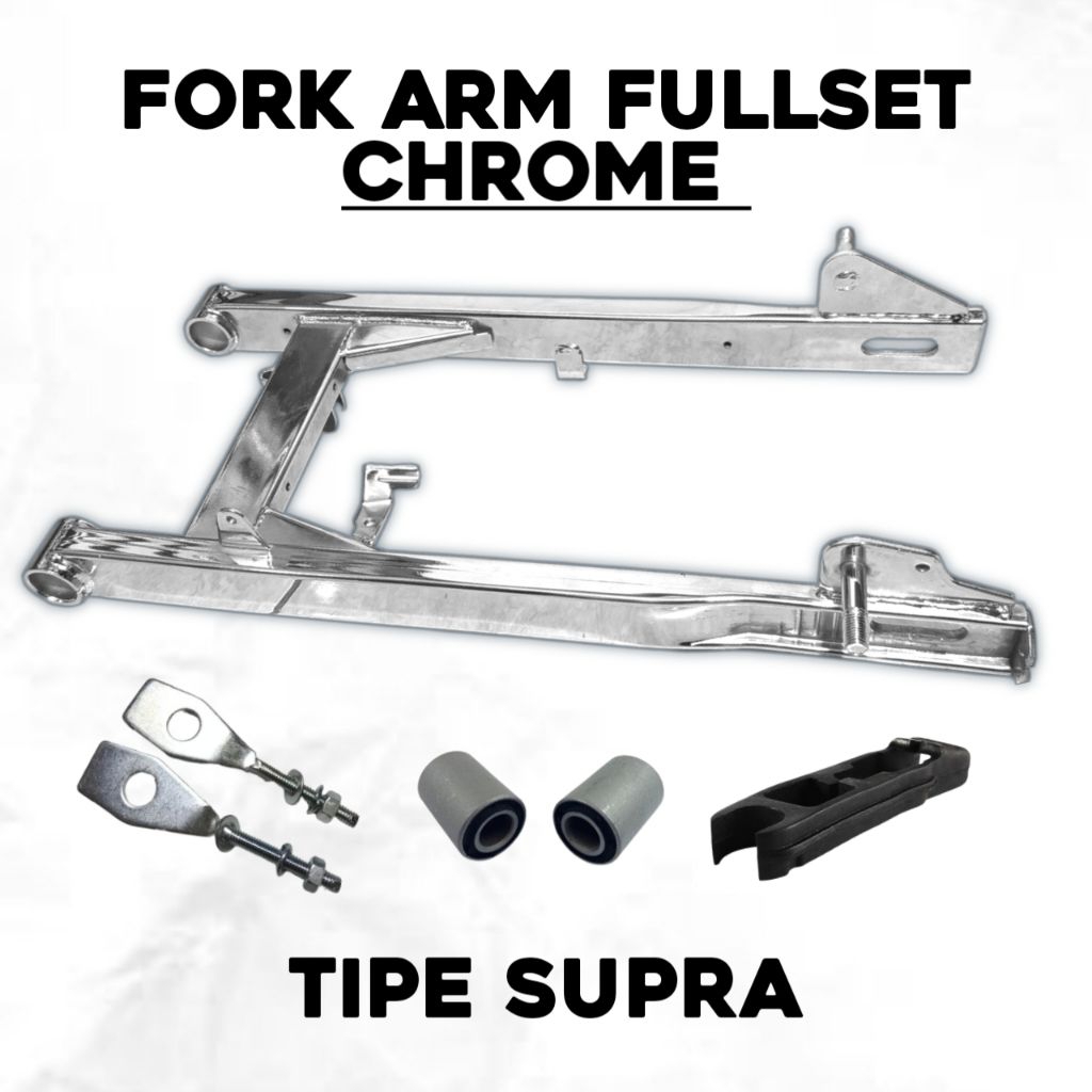 Jual swing fork arm lengan ayun CHROME motor supra fit new x 125 revo ...