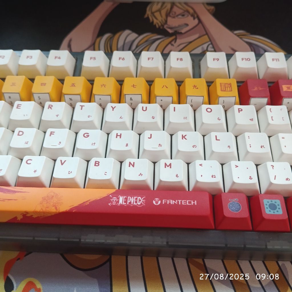 Jual (keycaps only) Keycaps Fantech One Piece Luffy edition | Shopee ...