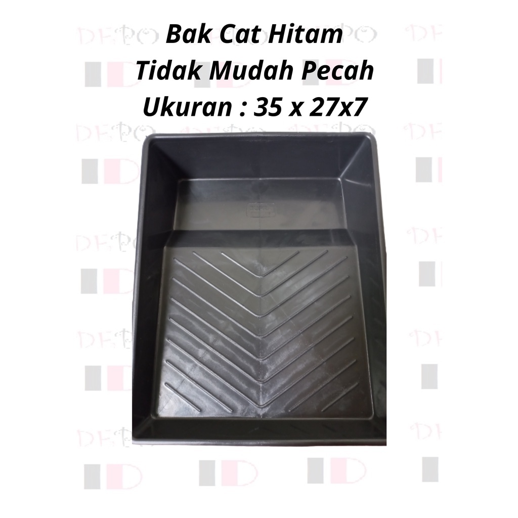 Jual Bak Cat Hitam Tebal Anti Pecah / Wadah Cat / Bak Adukan Cat ...