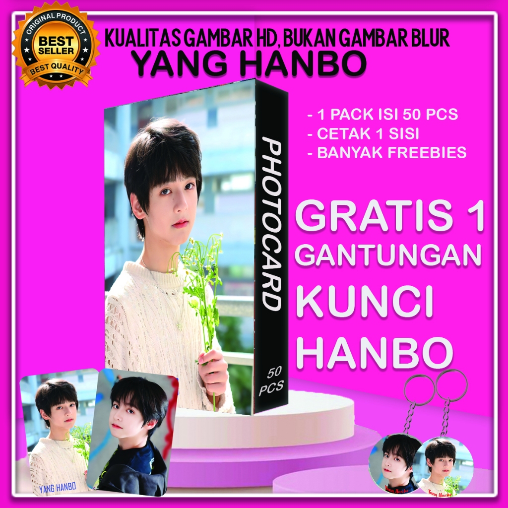 Jual PHOTOCARD YANG HANBO TF FAMILY GEN 4 50PCS " GRATIS GANTUNGAN ...