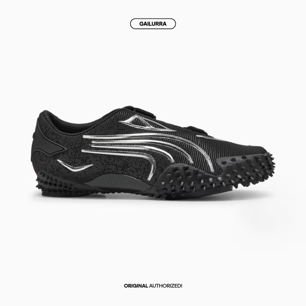 Jual Puma Mostro Metallic Black Silver Original | Shopee Indonesia