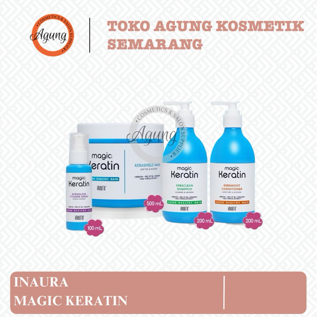 Jual [AGUNGSMG] - INAURA Magia Keratin series (KEMASAN BARU sesuai foto ...