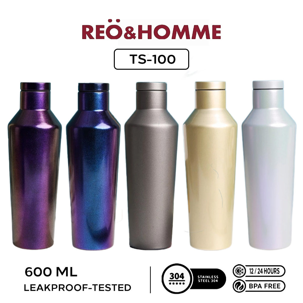 Jual Reo&Homme Botol Minum Pure Stainless SUS 304 600 ML Vacuum Flask ...