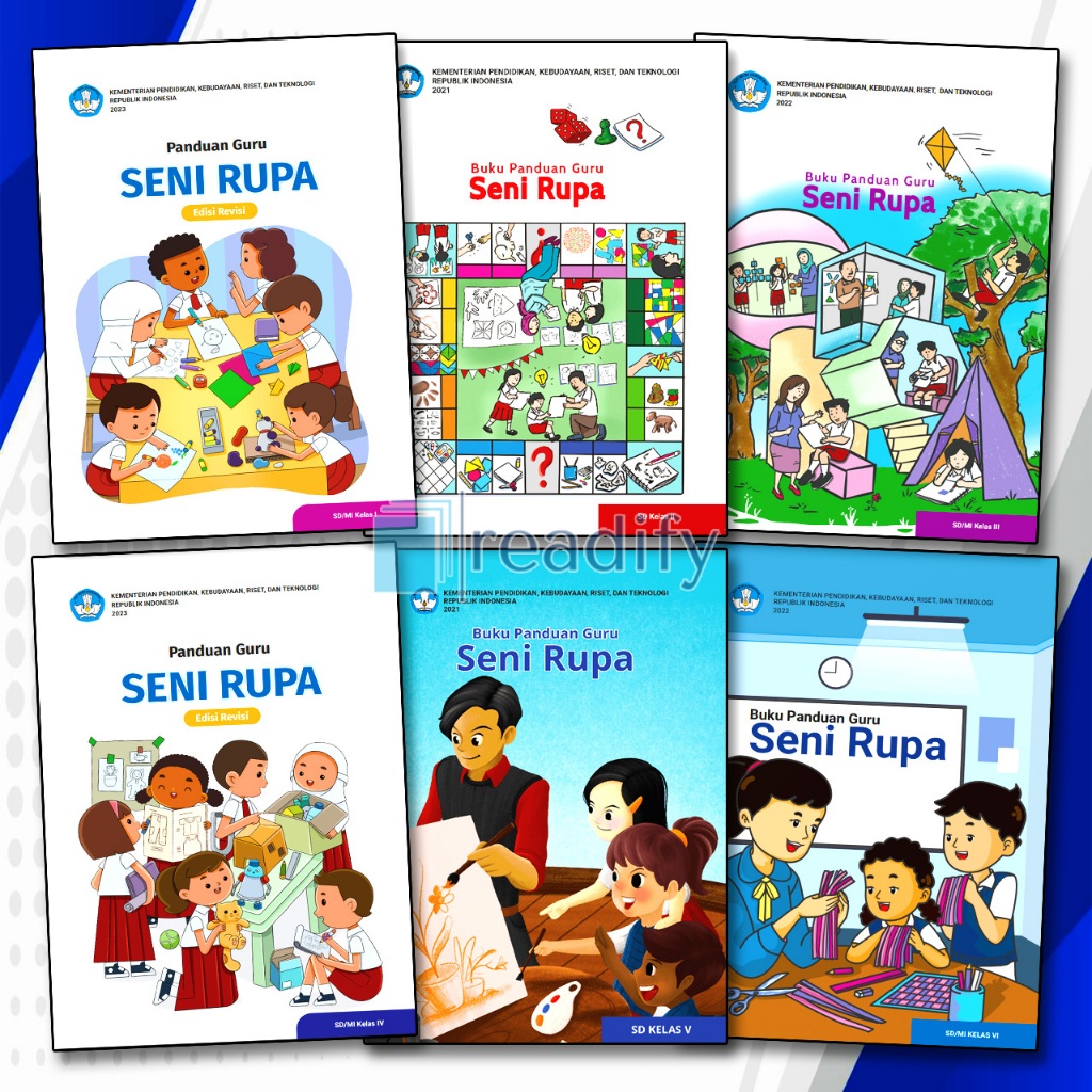 Jual Buku Panduan Guru Seni Rupa Kelas 1 2 3 4 5 6 SD/MI Kemendikbud ...