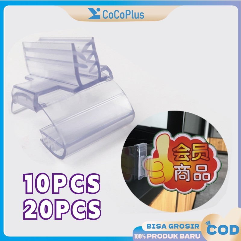 Jual Klip Label PVC 25mm Multi Fungsi Tahan Lama Cocok Supermarket ...