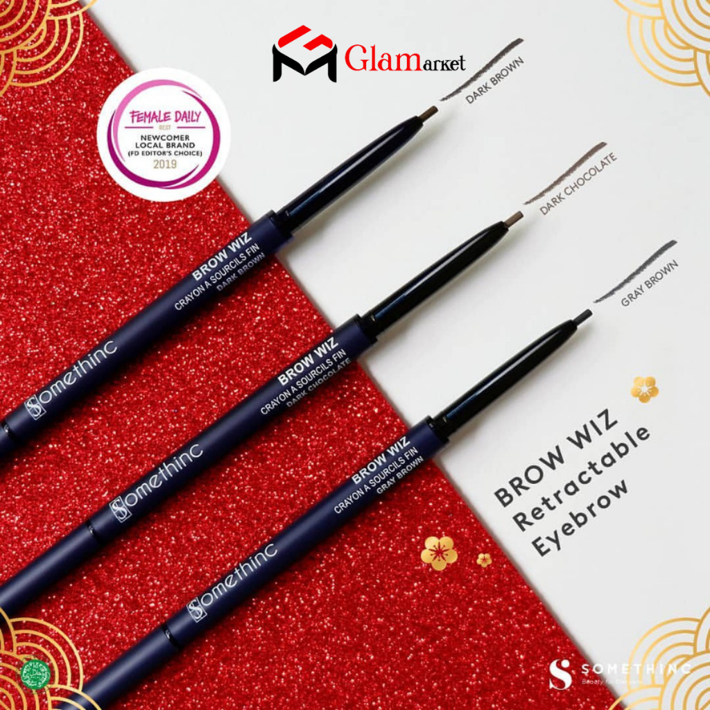 Jual GLAM - SOMETHINC BROW WIZ Retractable Eyebrow - Pensil Alis ...