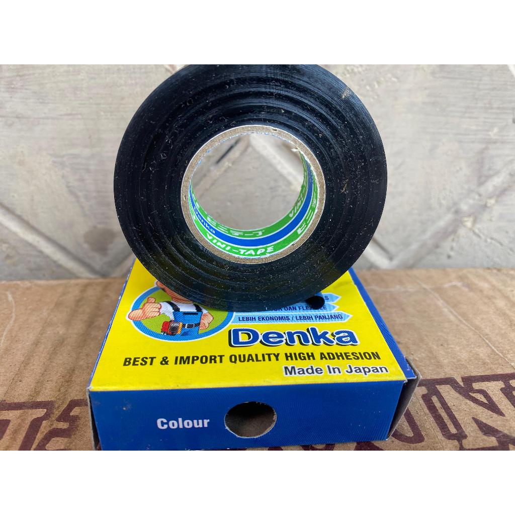 Jual Isolasi denka listrik original tape hitam 25M | Shopee Indonesia