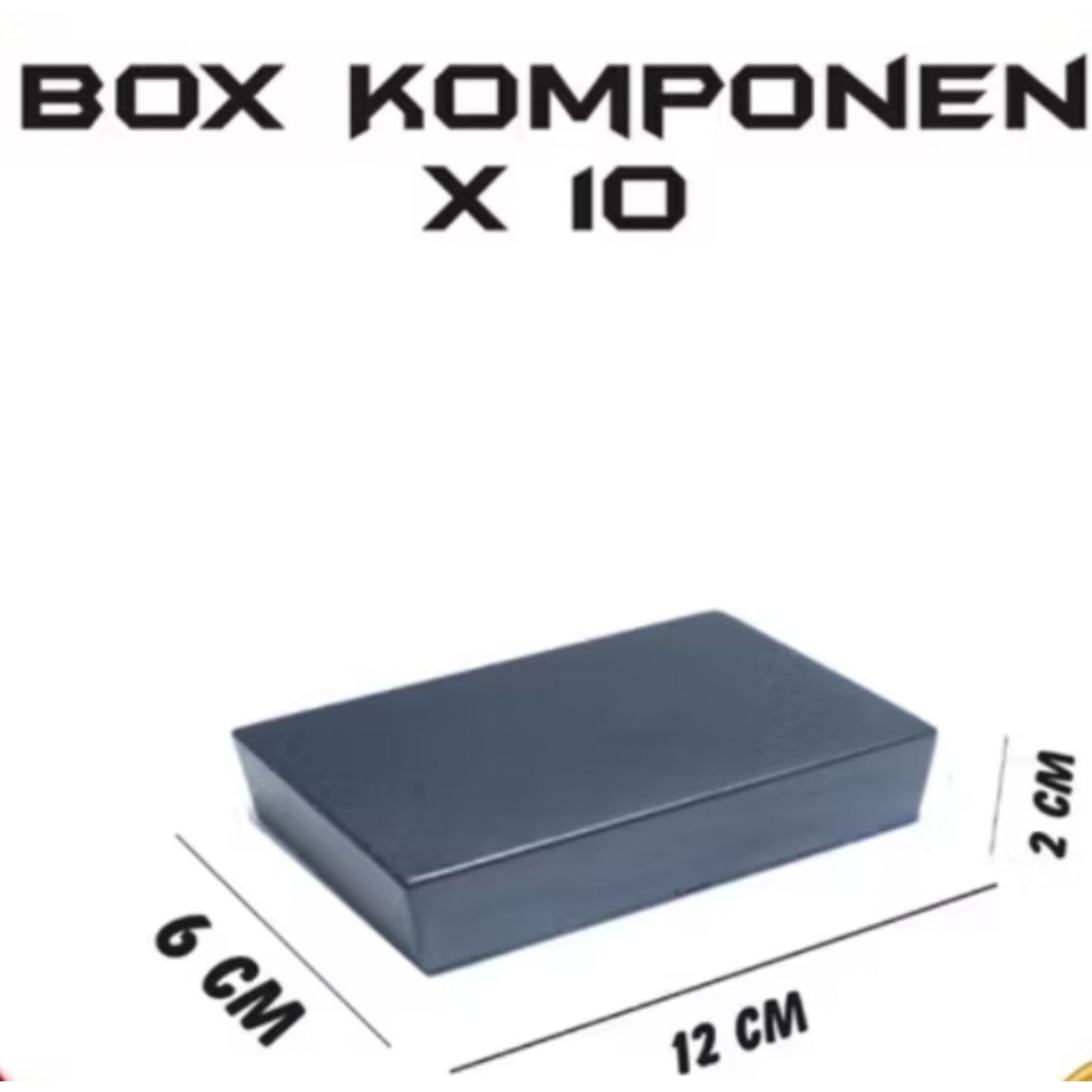 Jual black box kotak hitam kosong untuk projek project elektronik ...