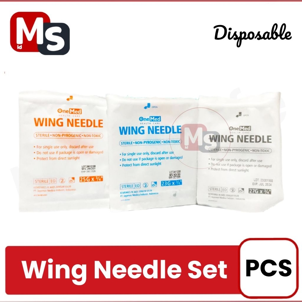 Jual Onehealth Wing Needle Scalp Vein WIngs Infusion Set Satuan M10 ...