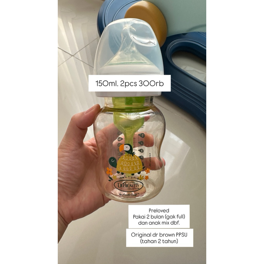 Jual DR. BROWNS PPSU Botol Susu 150ml (Preloved) | Shopee Indonesia