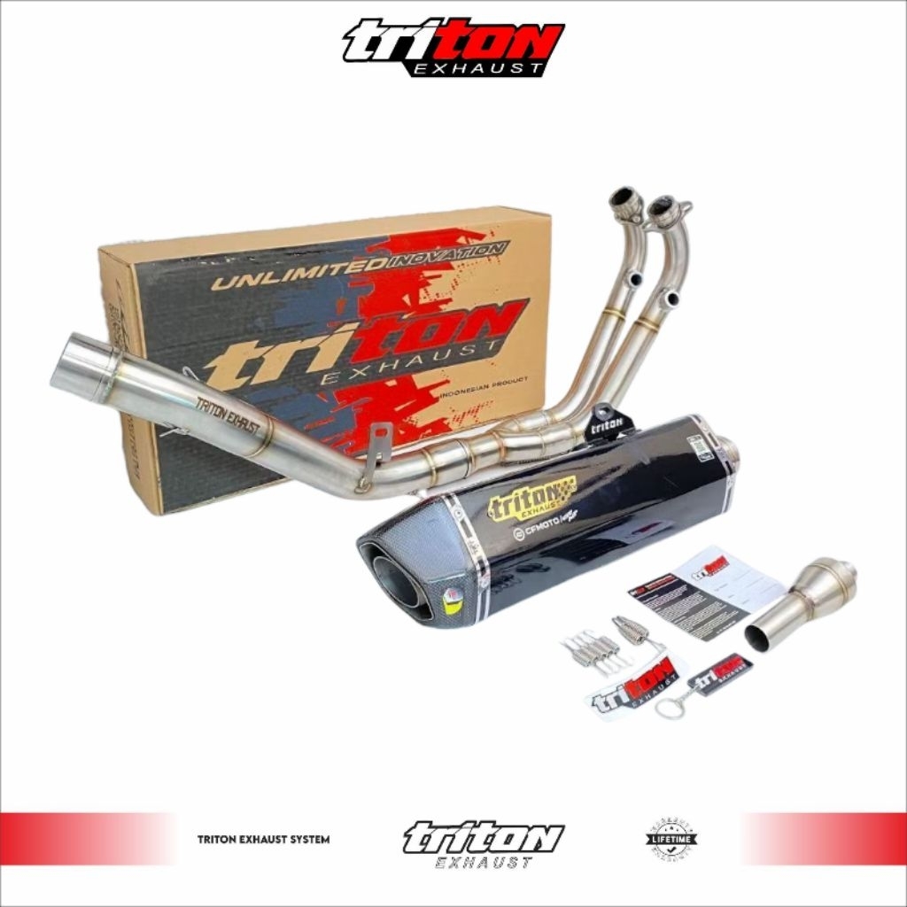 Jual Knalpot Racing CFMOTO 450 MT Fullsystem Triton Exhaust type Neuro ...