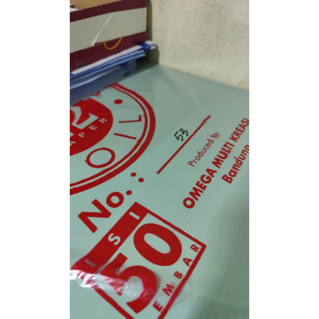 Jual Kertas sampul cover Omega Foil no 53 isi 50 lembar | Shopee Indonesia