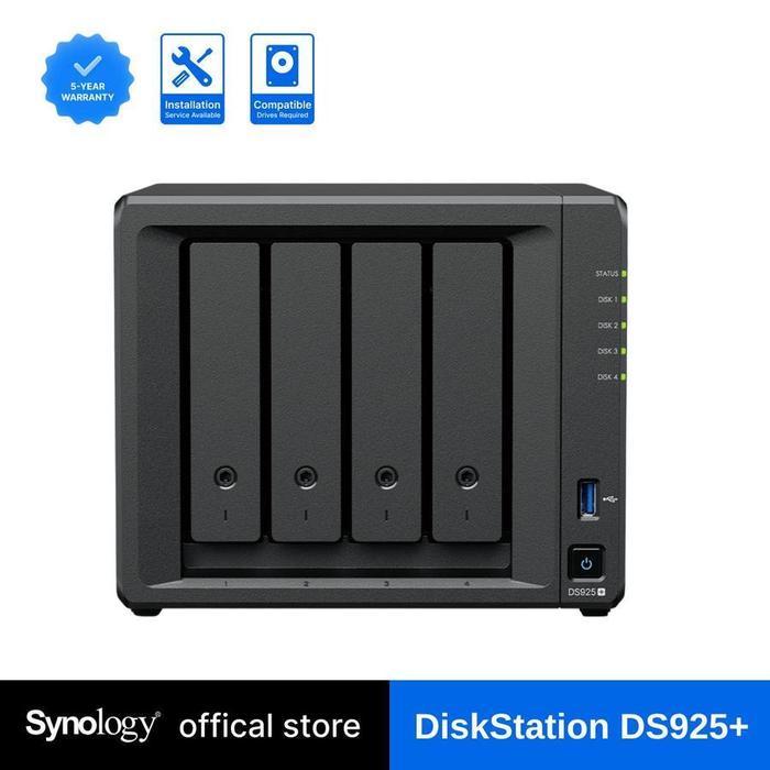 Jual NAS Synology DS925+ DiskStation 4-Bay NAS Server Storage Cloud ...