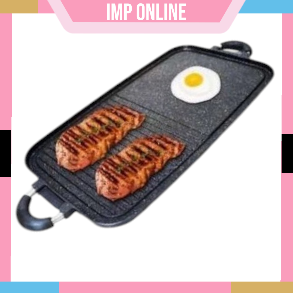 Jual IMP- Multi Grill Pan Panggangan Daging BBQ Pan Sate Anti Lengket ...