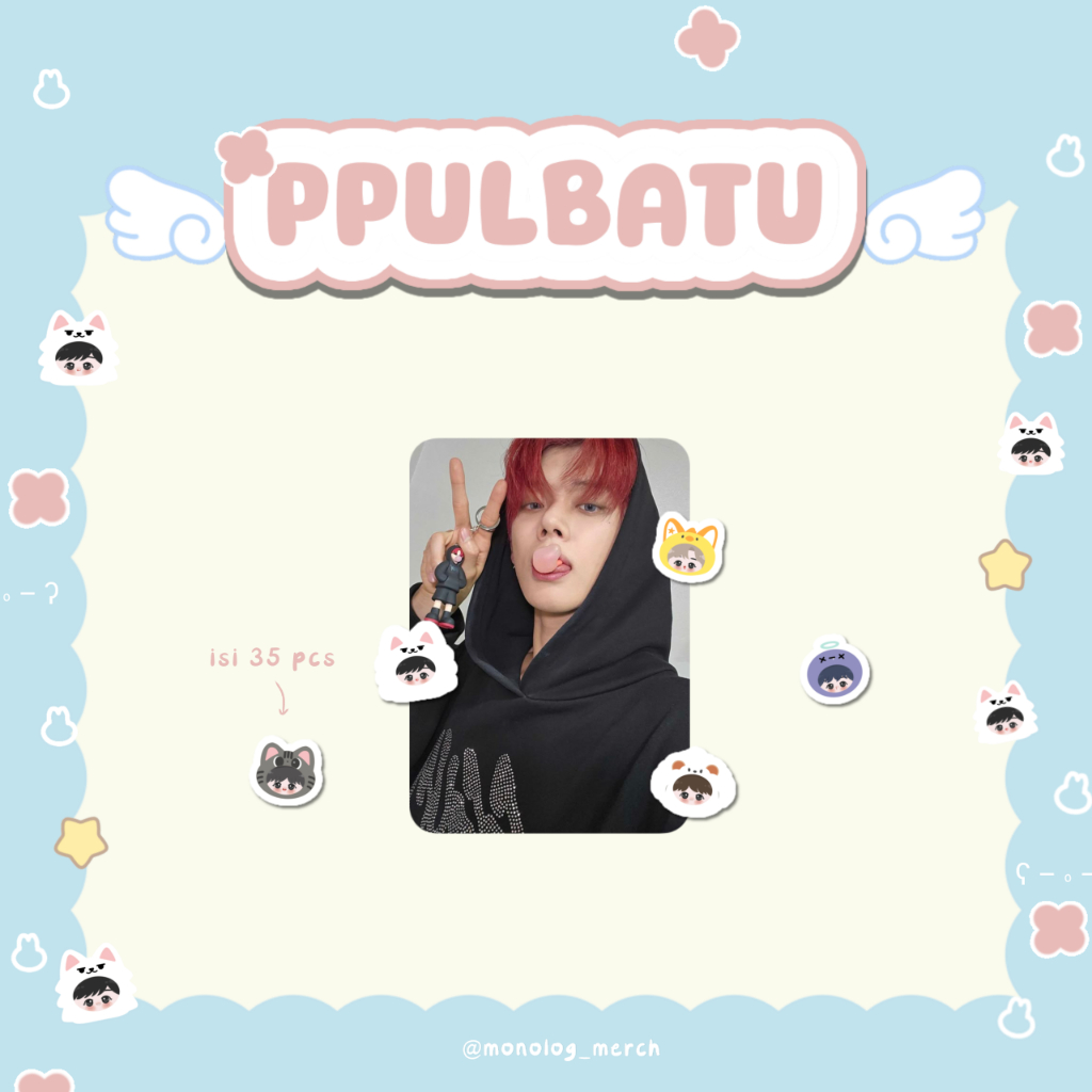 Jual Mini deco sticker ppulbatu txt chibi isi 42 pcs | Shopee Indonesia
