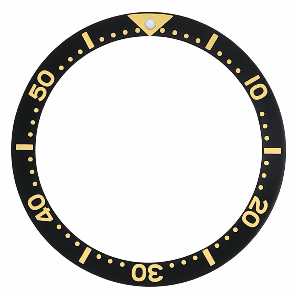 Jual seiko 7002 insert bezel black gold ring insert bezel flat untuk ...