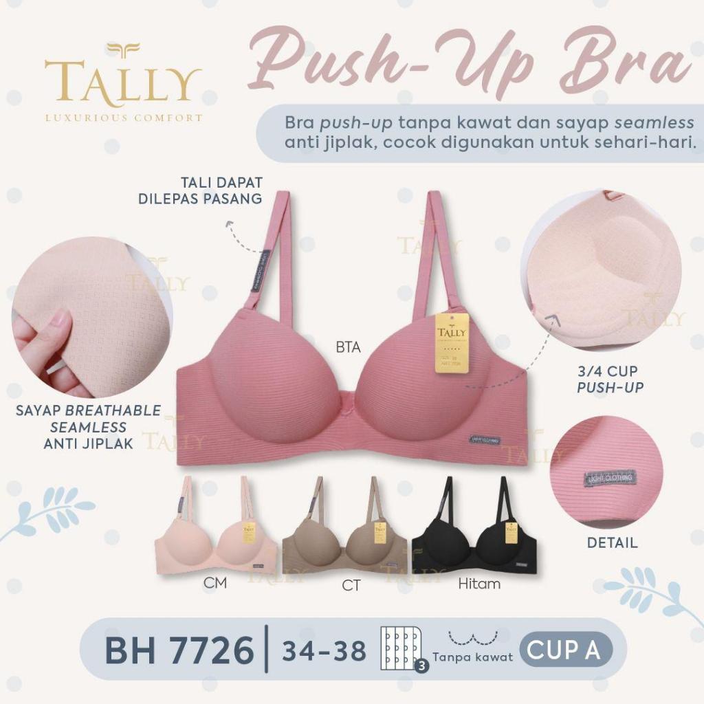 Jual TALLY 7726 Bra BH Seamless Tanpa Kawat Busa Tebal / Bra Tally BH ...