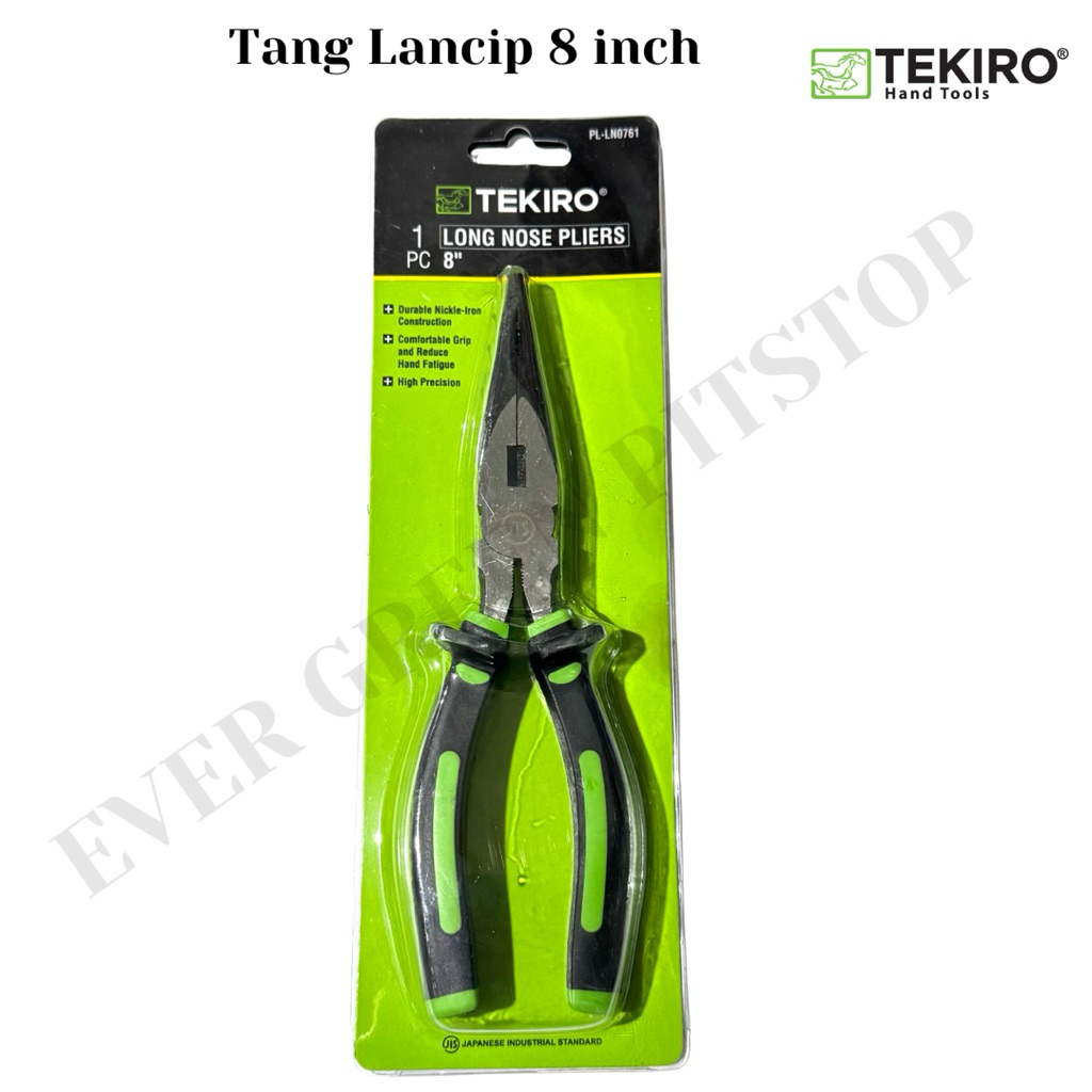 Jual TEKIRO Tang Lancip 8 inch Tang Jepit Panjang 8” Tang Serbaguna ...