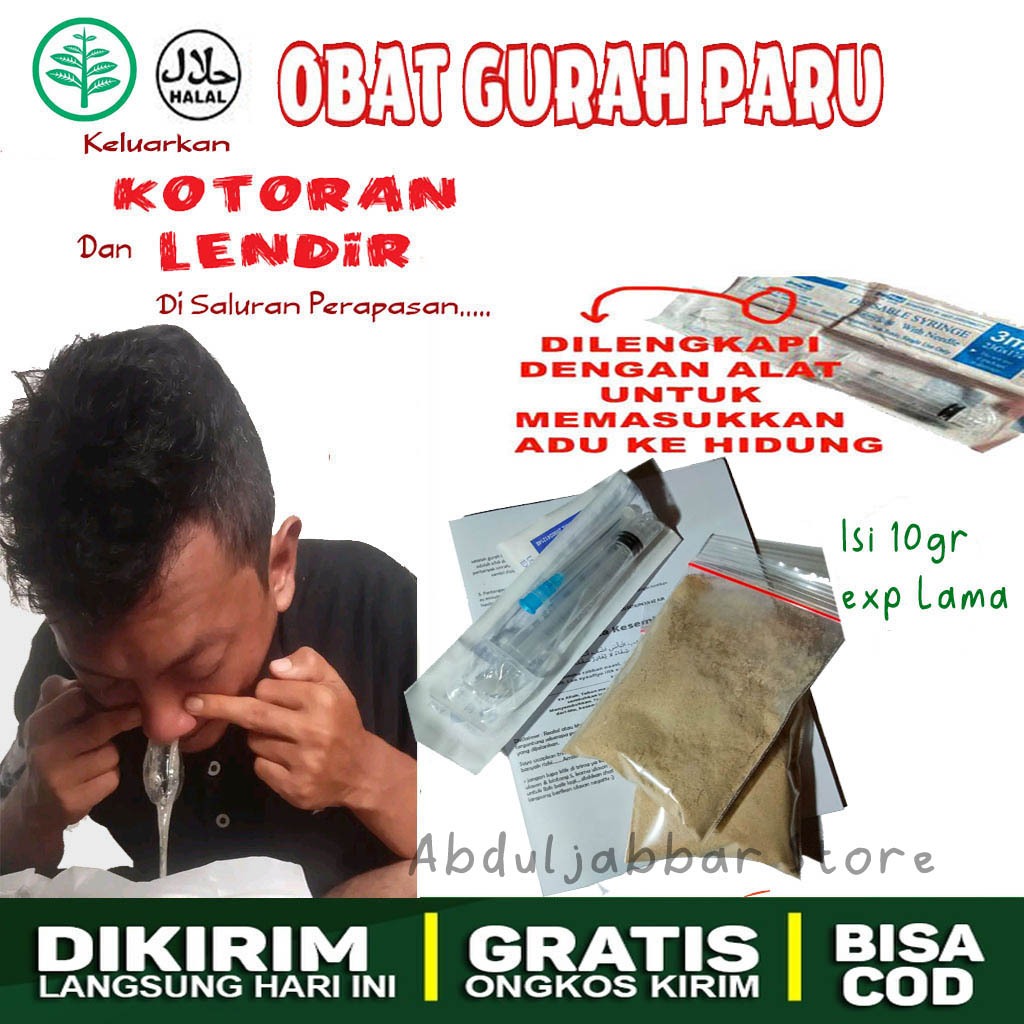 Jual Serbuk Gurah, Atasi Sesak Nafas Batuk Berdahak Berlendir Suara ...