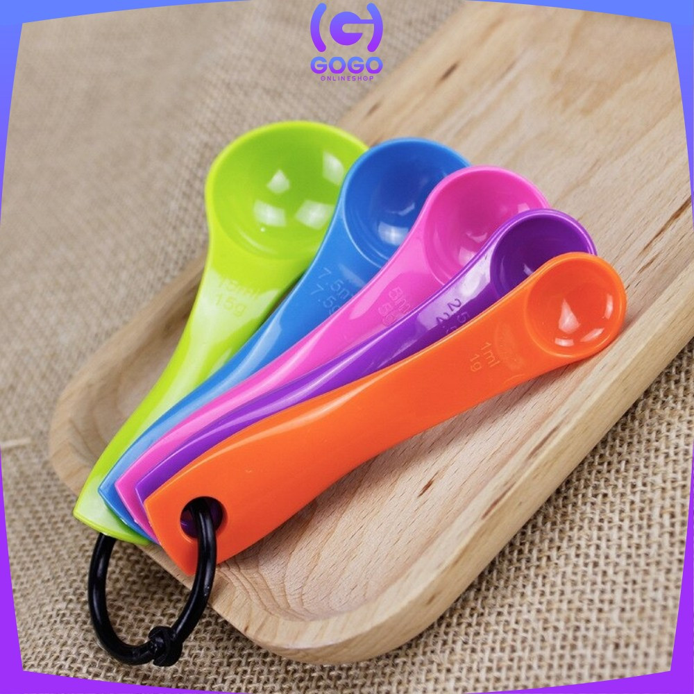 Jual EC GOGO-C142 Sendok Takar Set 5IN1 Measuring Spoon Sendok Ukur ...