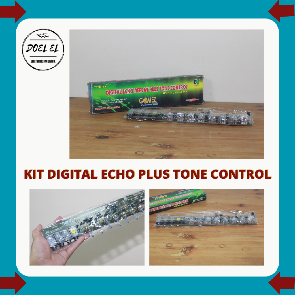 Jual KIT DIGITAL ECHO REPEATER PLUS TONE CONTROL RANIC 801 GOMEZ ...