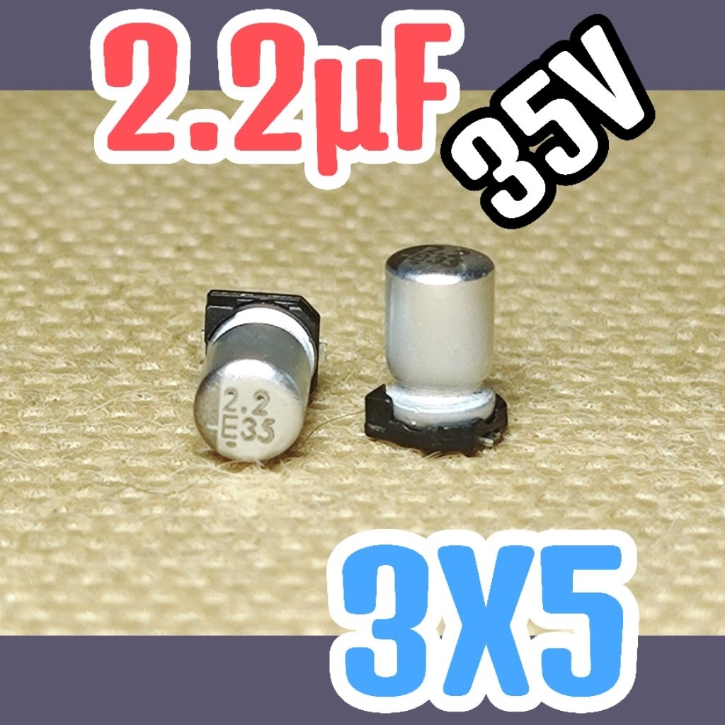 Jual Solid kapasitor capasitor elko elco SMD 35v 2.2uf 2,2uF 35v 2.2 uf ...