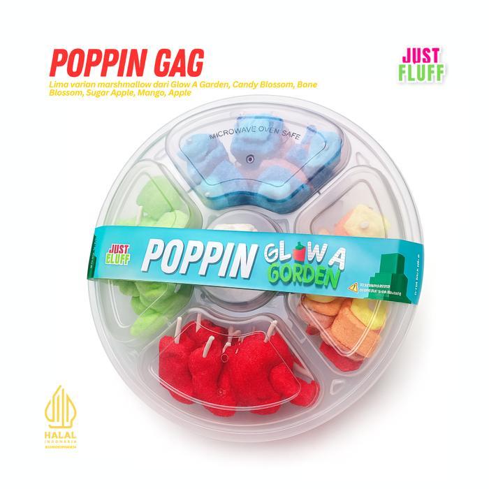 Jual [POPPIN GLOW A GORDEN] MARSHMALLOW JUSTFLUFF [HALAL] | Shopee ...
