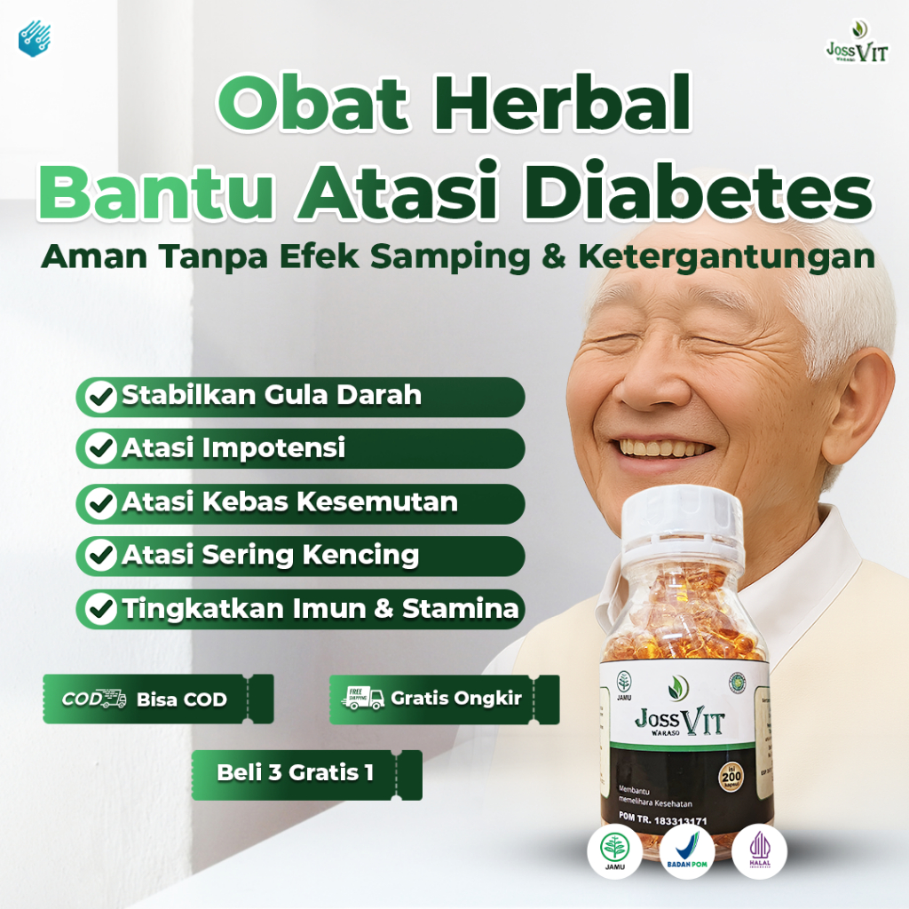 Jual Joss Vit Original - Obat Herbal Diabetes Bantu Turunkan Gula Darah ...