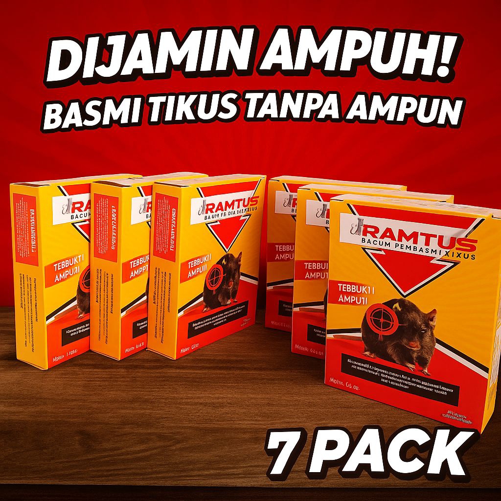 Jual Obat Pembasmi Tikus Paling Ampuh Sampai Ke Koloninya ( 7Pack ...