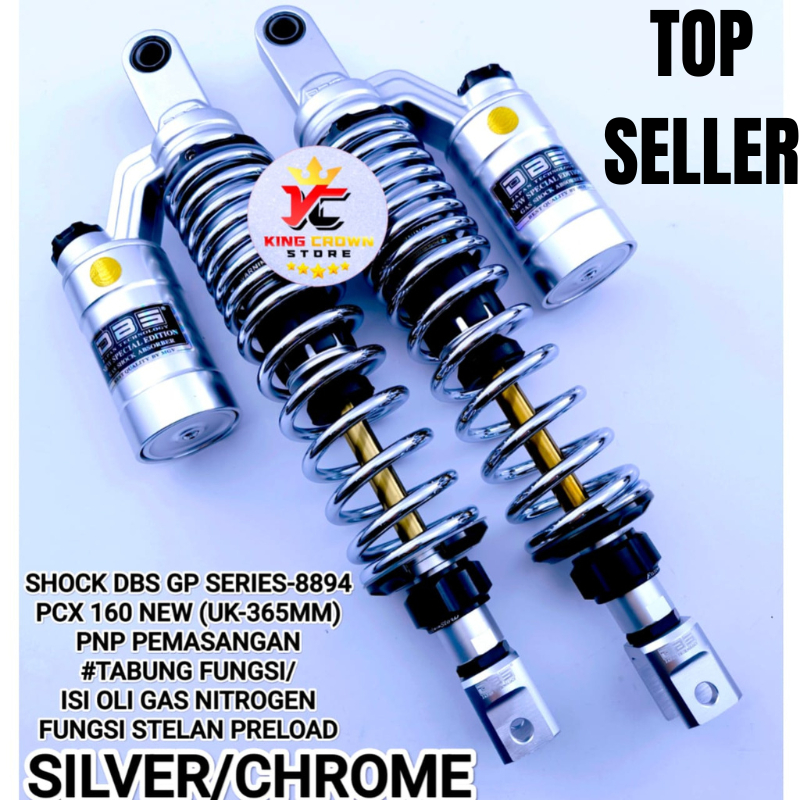 Jual Shockbreaker DBS Silver Chrome Tabung/Preload PNP Neo Turbo Aerox ...