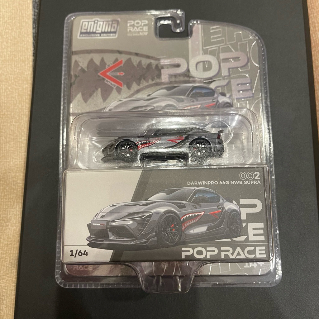 Jual pop race x enigma Darwinpro 66G NWB supra grey metallic blister ...