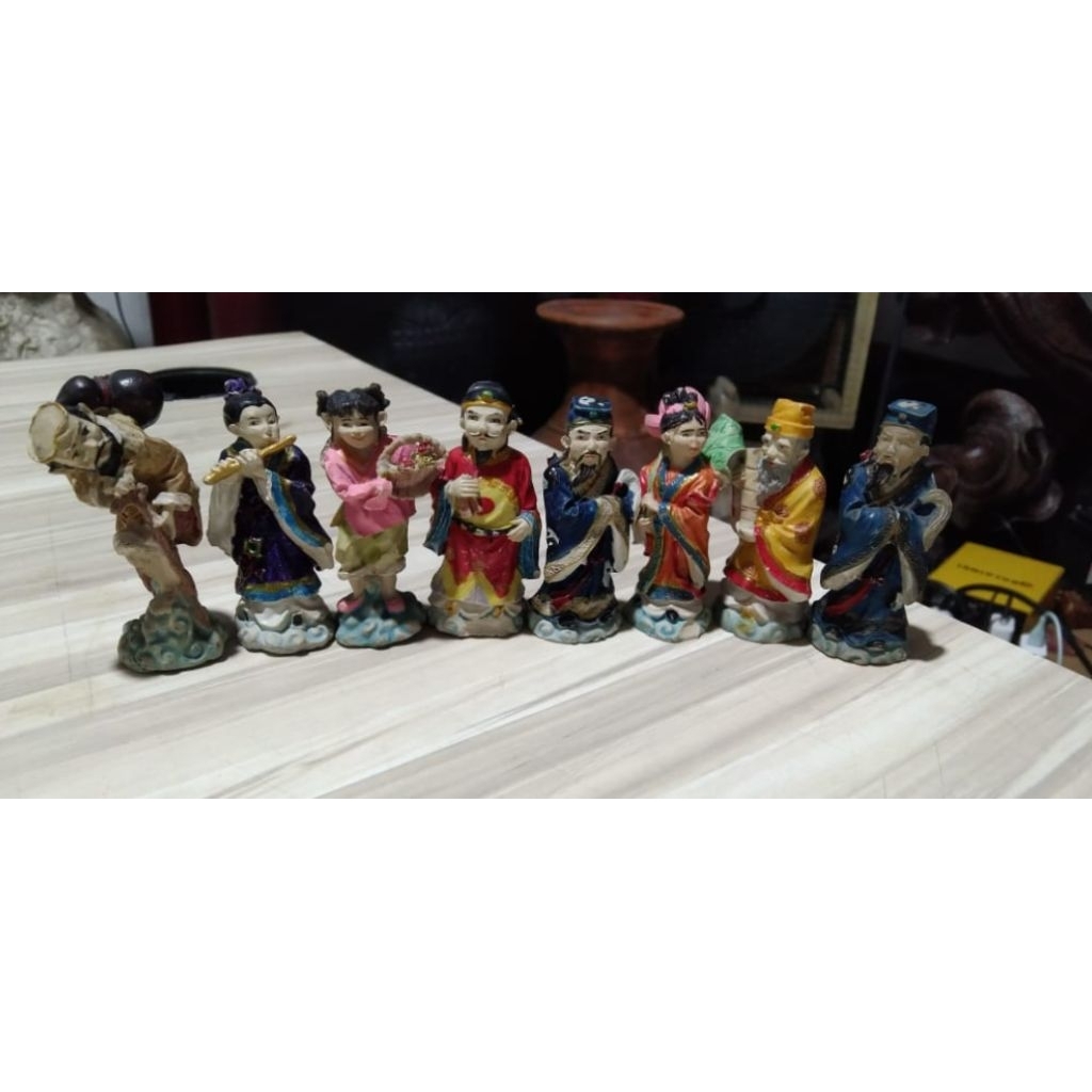 Jual Patung Miniatur 8 Dewa Resin Kuno Jadul Antik | Shopee Indonesia