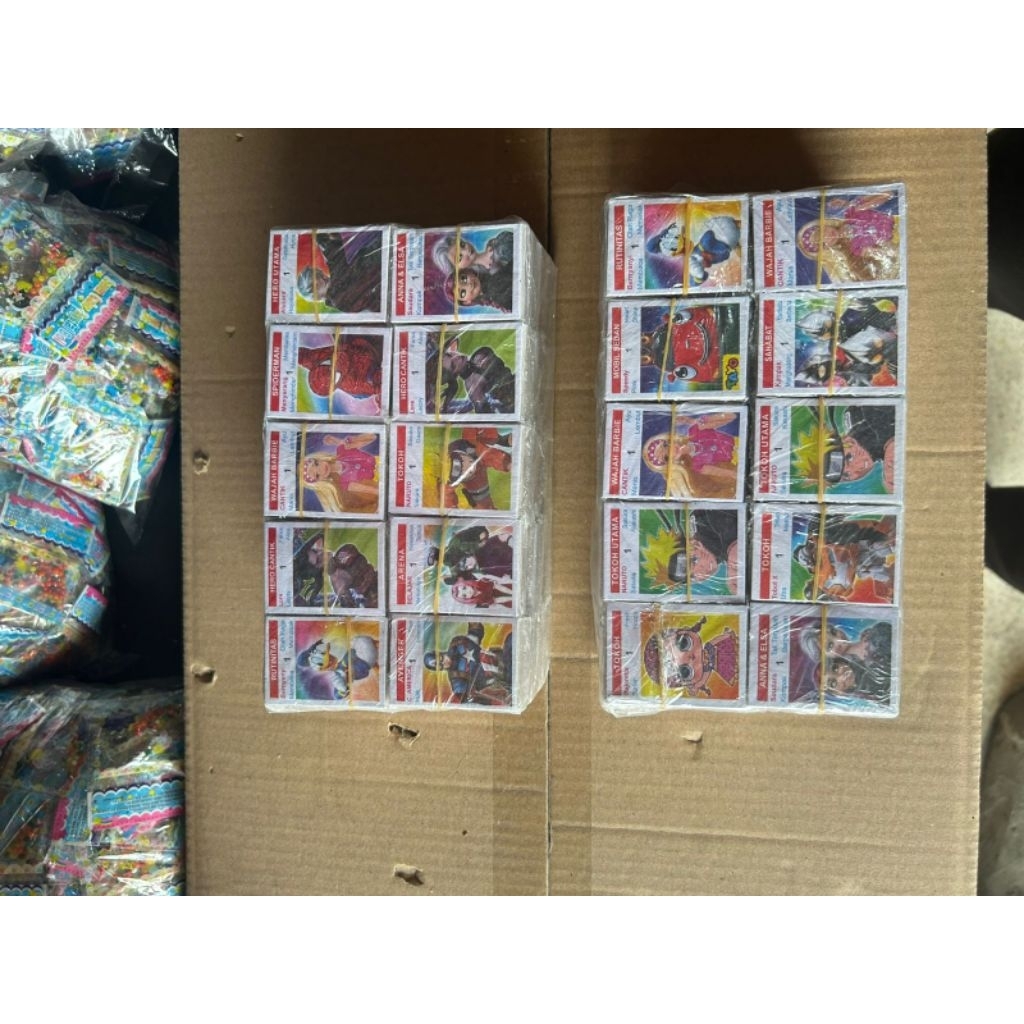 Jual Mainan kartu wayang atau kwartet ecer dan pack | Shopee Indonesia