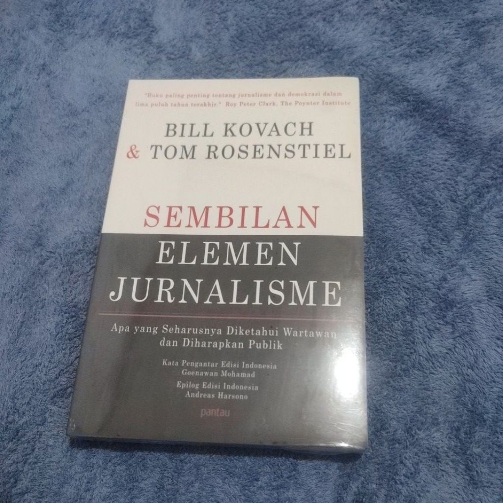 Jual Buku SEMBILAN ELEMEN JURNALISME Bill Kovach & Tom Rosenstiel (Asli ...