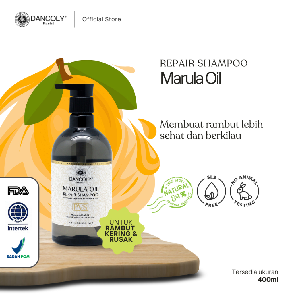 Jual Dancoly Marula Oil Repair Shampoo 400 ml ( For All Hair / Scalp ...