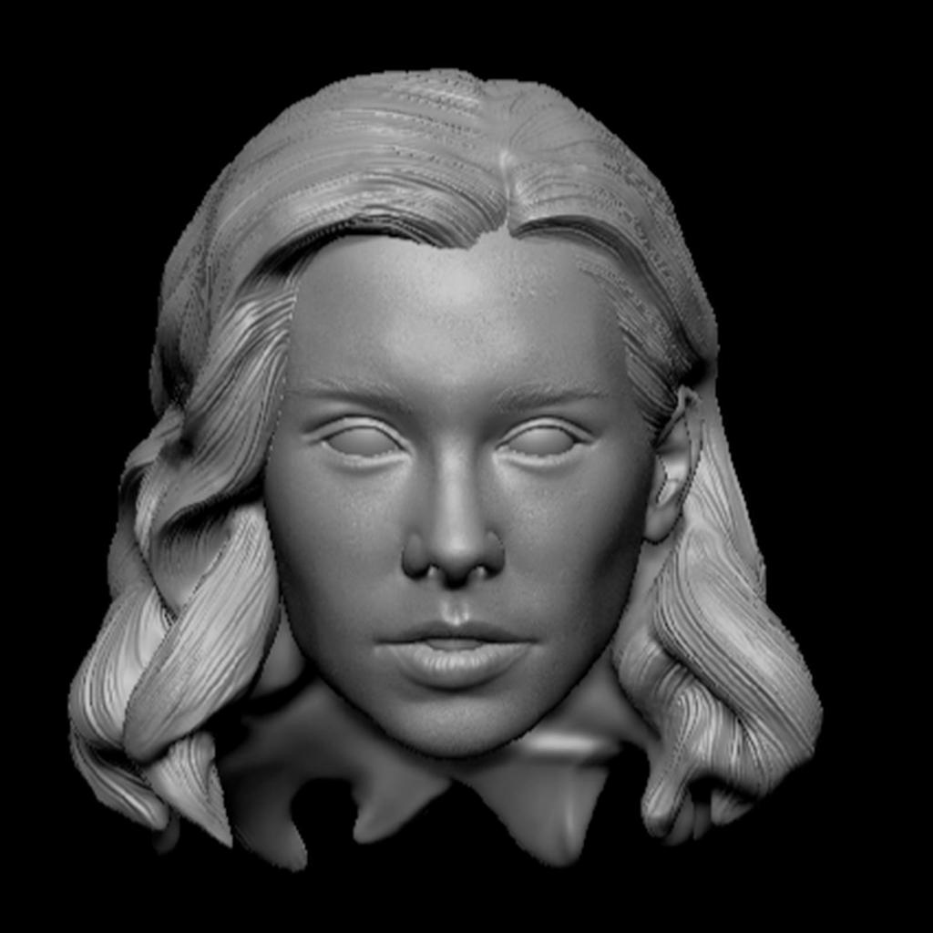 Jual Headsculpt HS Head Invisible Woman Susan Storm Vanessa Kirby The ...