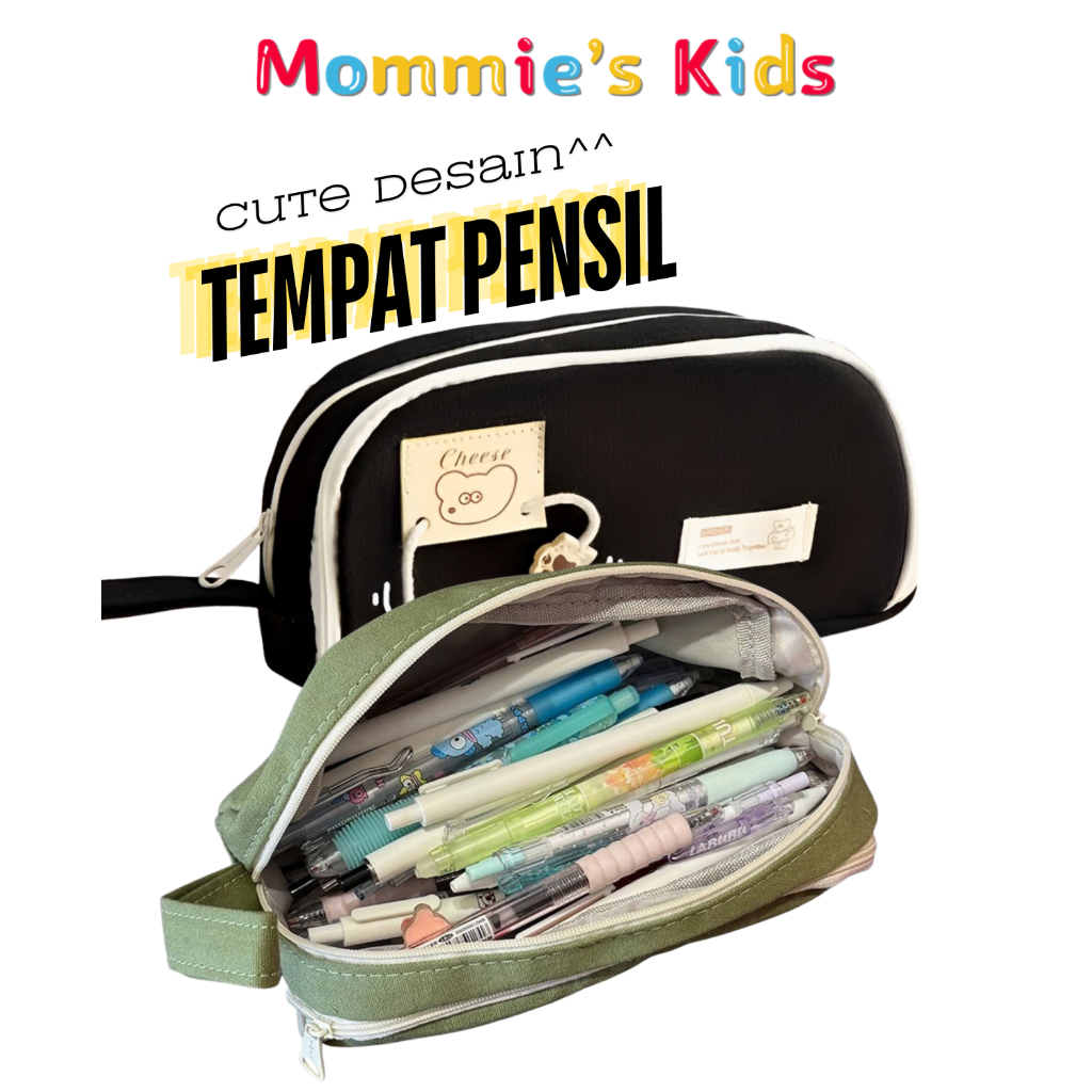 Jual Tempat Alat Tulis Siswa Aesthetic - Tas Pensil Besar Material ...
